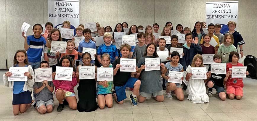 Hanna Springs Elementary recognizes its A/B honor roll students ...